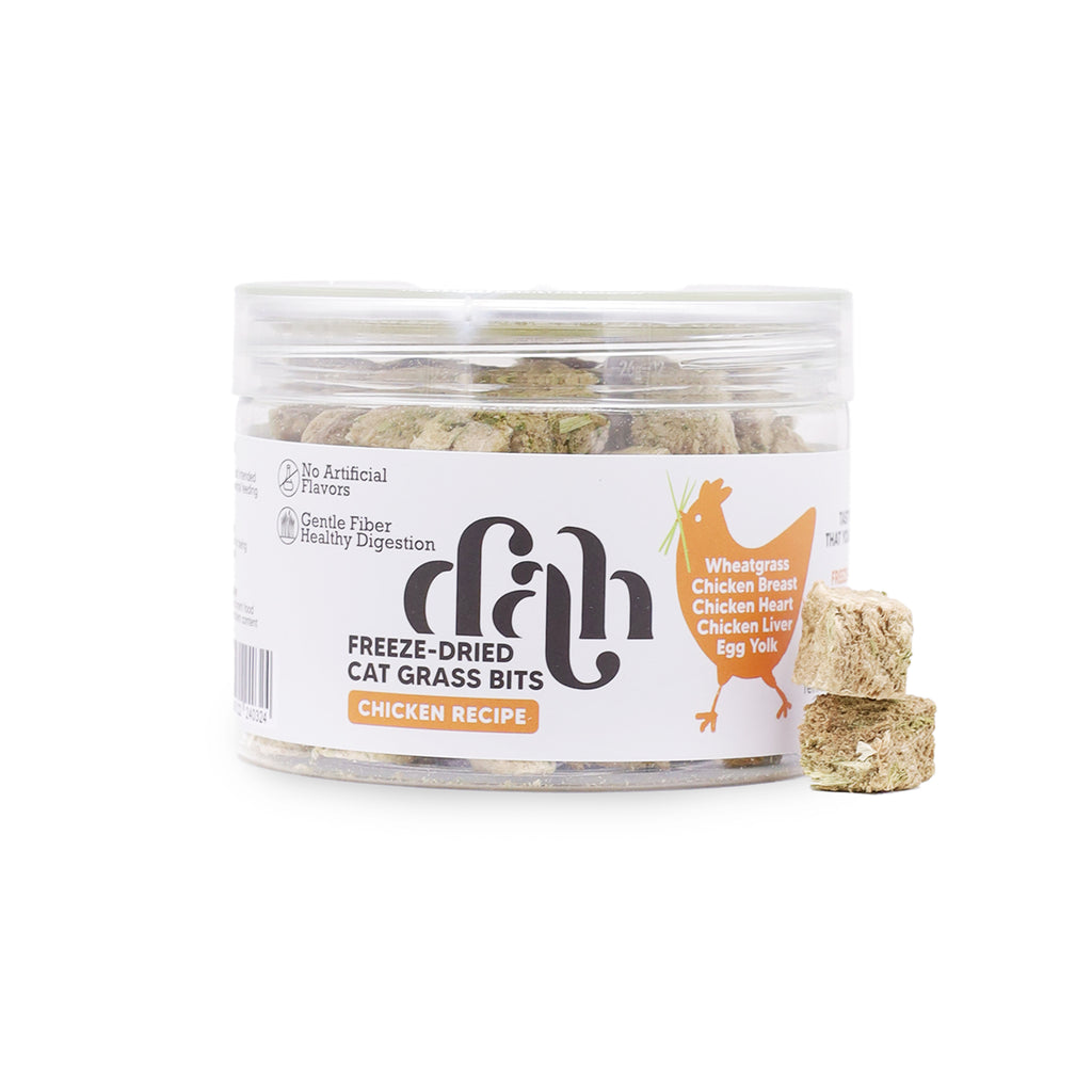 dah FREEZE DRIED CAT GRASS BITS 30G | Yue Hwa Online Shop