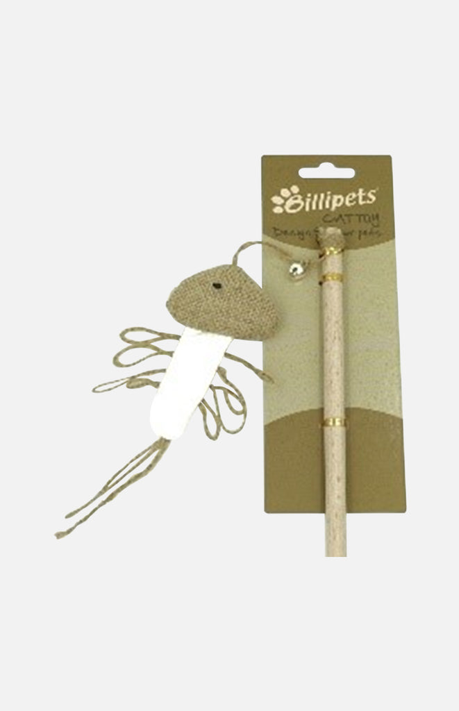 Natural Cat Dangler Fish with Feather 40cm | Yue Hwa Online Shop